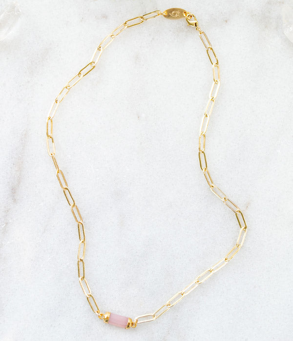 Deborah Necklace – Pink – 139Made, LLC